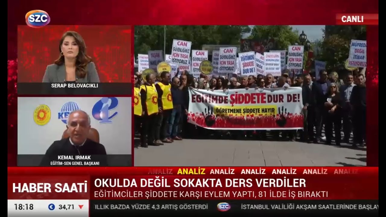 Eğitim Sen Genel Başkan Kemal Irmak: "Okullarda Ölmek İstemiyoruz ...